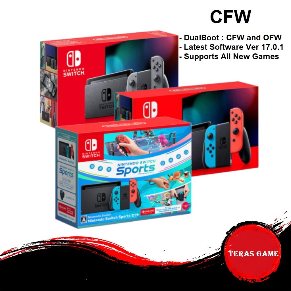 Jual Nintendo Switch V2-HAC CFW Full Game 128Gb-1TB | Shopee Indonesia