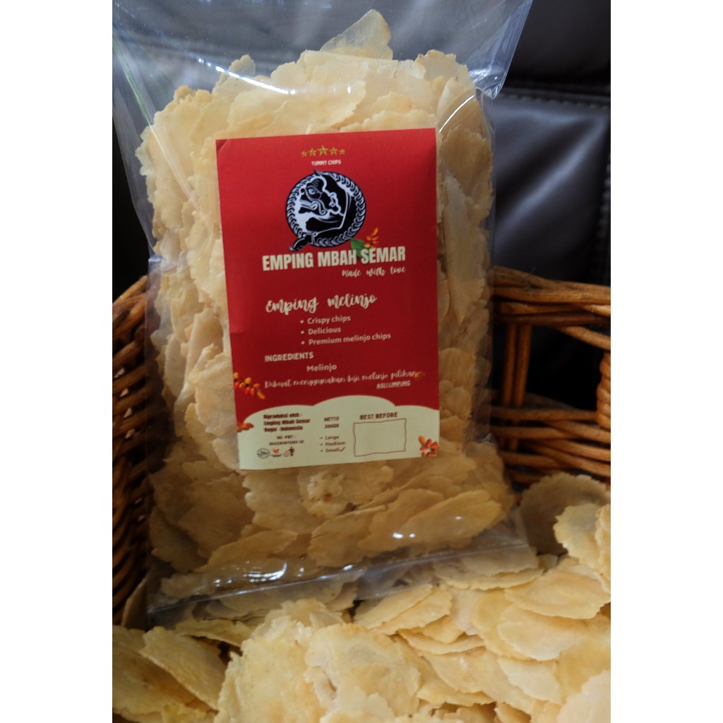 Jual EMPING MELINJO SUPER 500 GRAM EMPING KECIL EMPING MBAH SEMAR ...