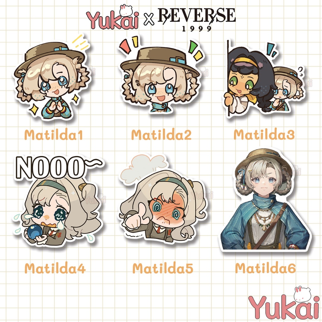 Jual Stiker Matilda Reverse 1999 Premium, Sticker Anime Waterproof ...
