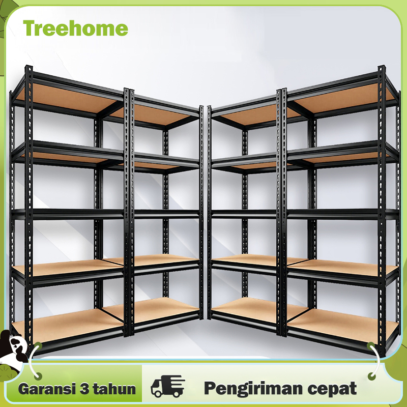 Jual Rak penyimpanan 5 tingkat / 5 susun Rak gudang Serbaguna Rak ...