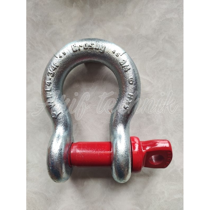 Jual Shackle Crosby G-209 4.75ton Screw Pin Type / Crosby G209 3/4 inch ...