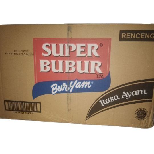 Jual Buryam / Super Bubur Buryam 22gr 1 Dus / Karton isi 12Renceng x 10 ...