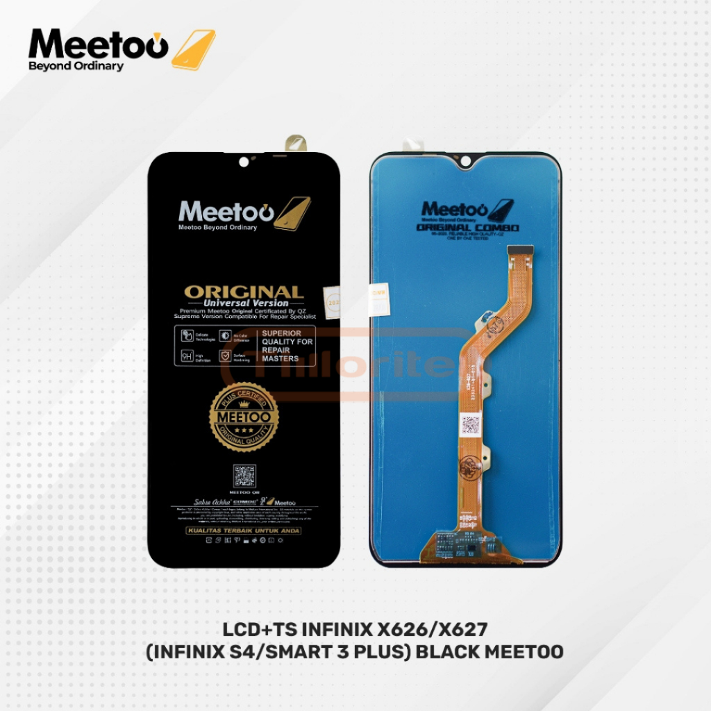 Jual LCD+TS INFINIX X626/X627 (INFINIX S4/SMART 3 PLUS) BLACK | Shopee Indonesia