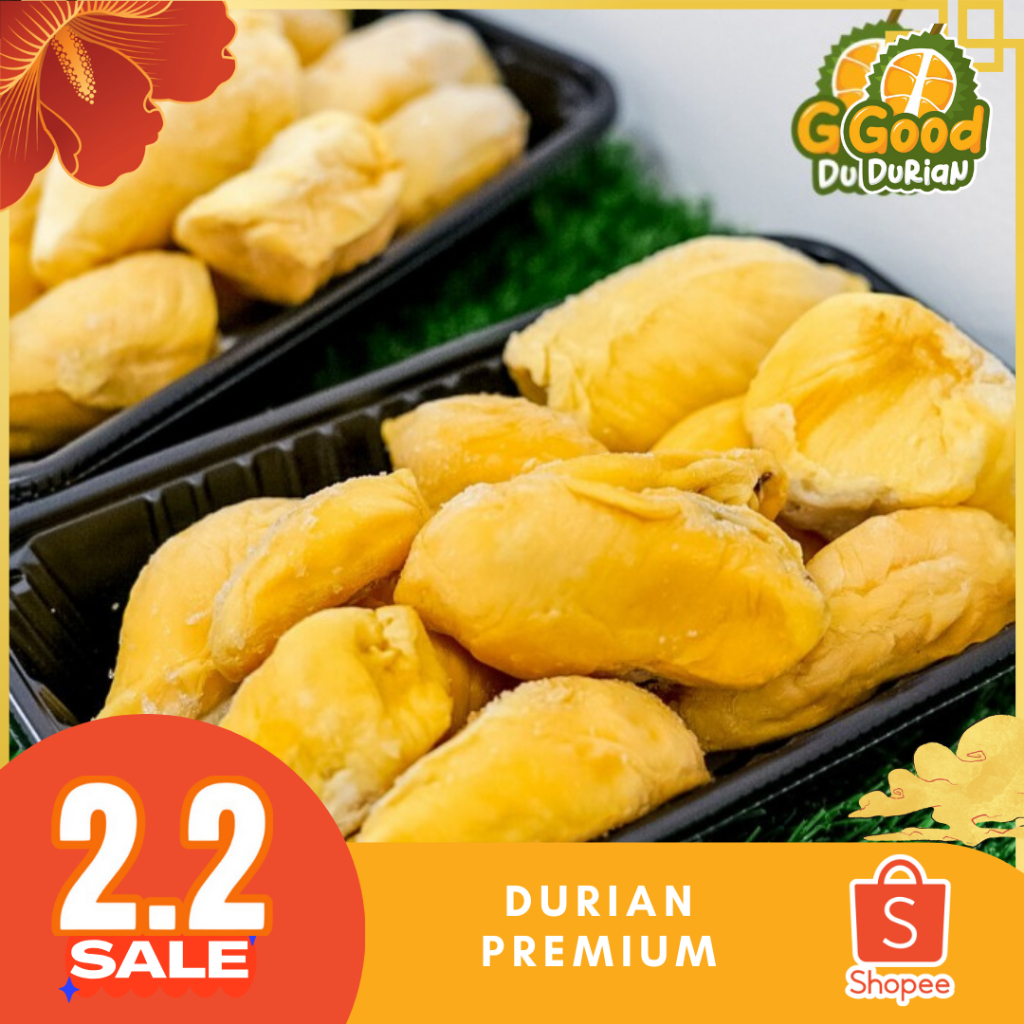 Jual Durian Musang King Frozen Premium 400gr - Durian Frozen - Durian ...