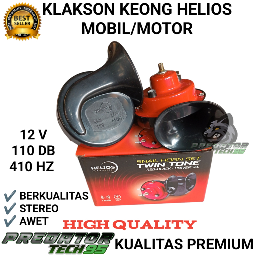 Jual KLAKSON KEONG 12 Volt MOTOR MOBIL ORIGINAL HELIOS TWIN TONE HIGH ...