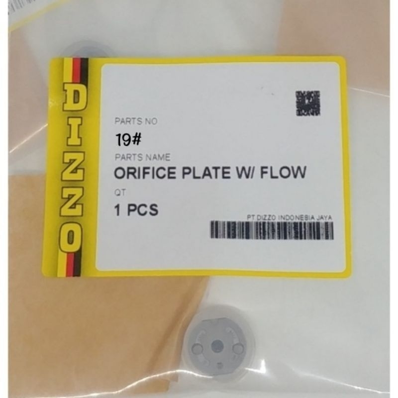 Jual Common Rail Valve Injector #19 ORIFICE Plate #19 Valve Injector ...