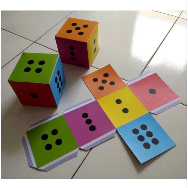 Jual DADU KARTON DADU ULAR TANGGA MAINAN EDUKASI ANAK | Shopee Indonesia