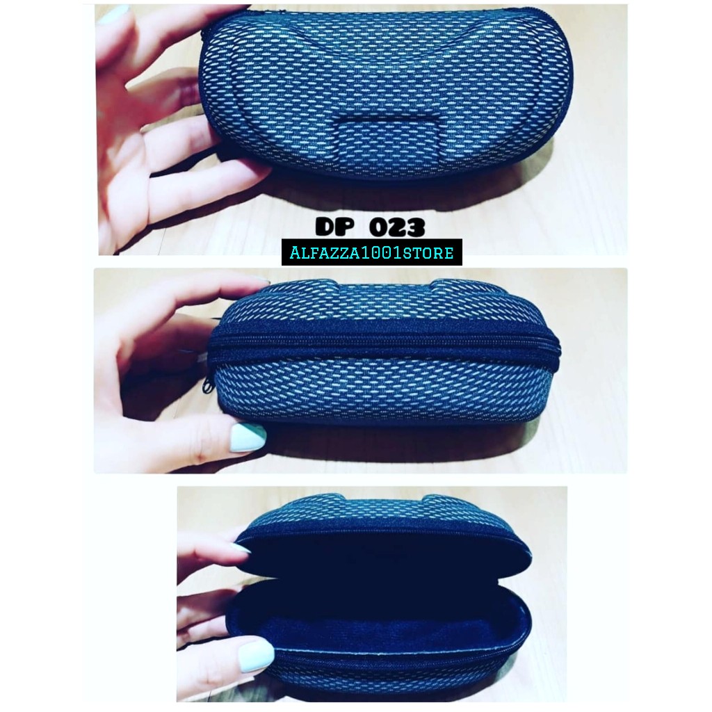 Jual Box Tempat Kacamata Resleting Bahan Kain Lembut Dan Tebal Cocok ...