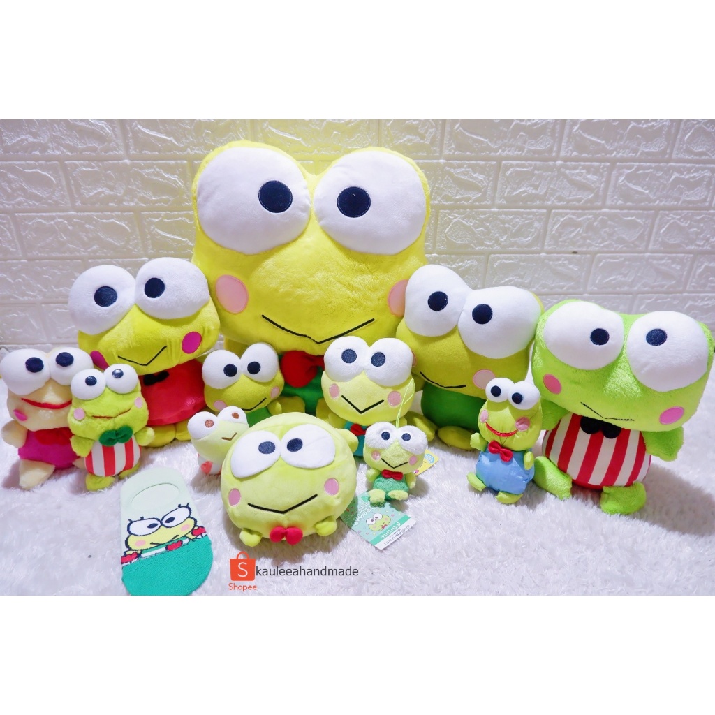Jual ganci gantungan kunci boneka kero keroppi keropi kodok sanrio ...