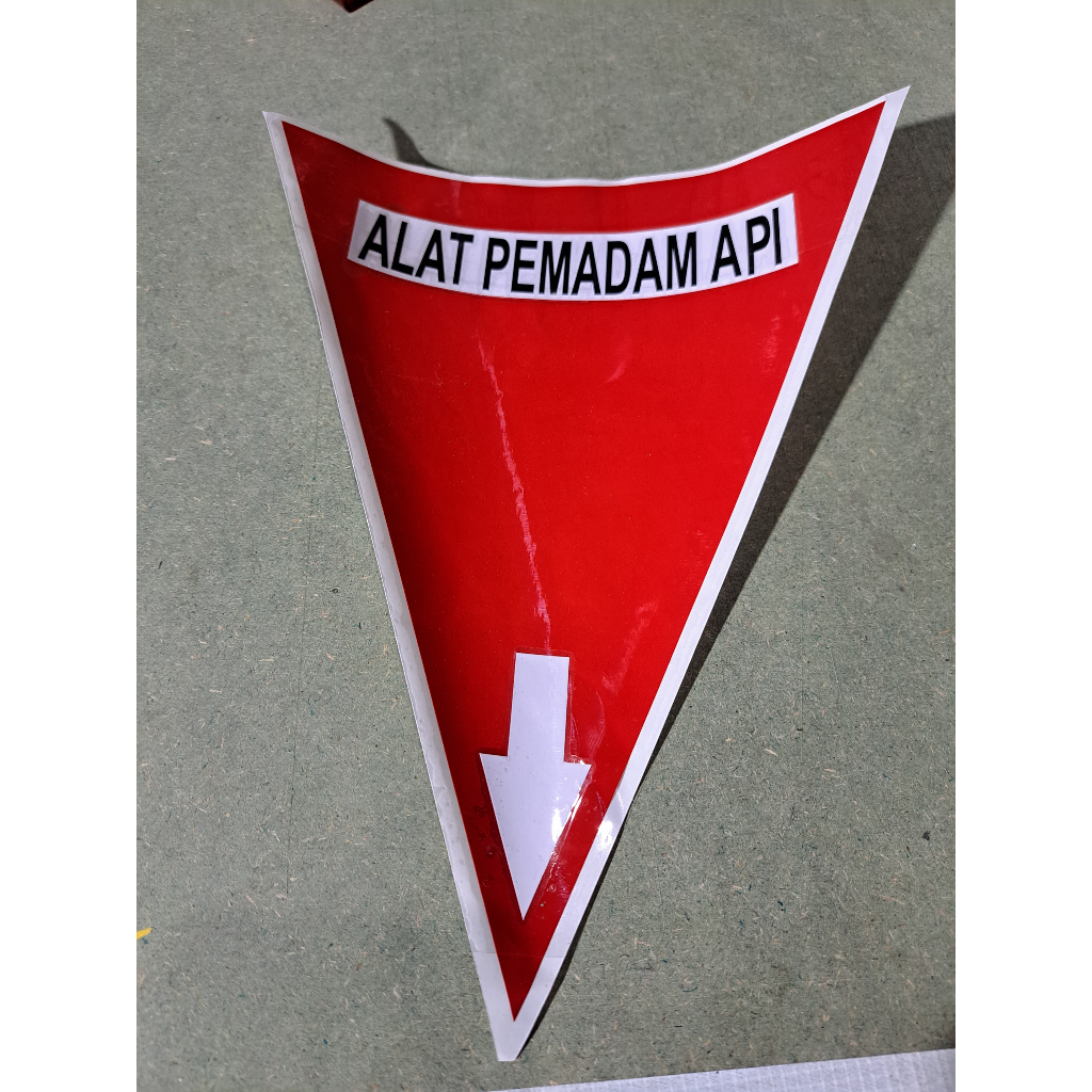 Jual Sticker Apar / Stiker Alat Pemadam / Rambu Kebakaran / segitiga ...