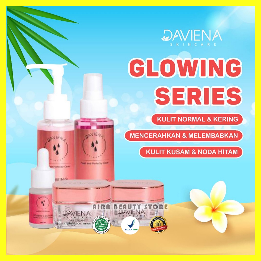 Jual PAKET GLOWING SERIES DAVIENA SKINCARE PAKET WAJAH GLOWING | Shopee ...