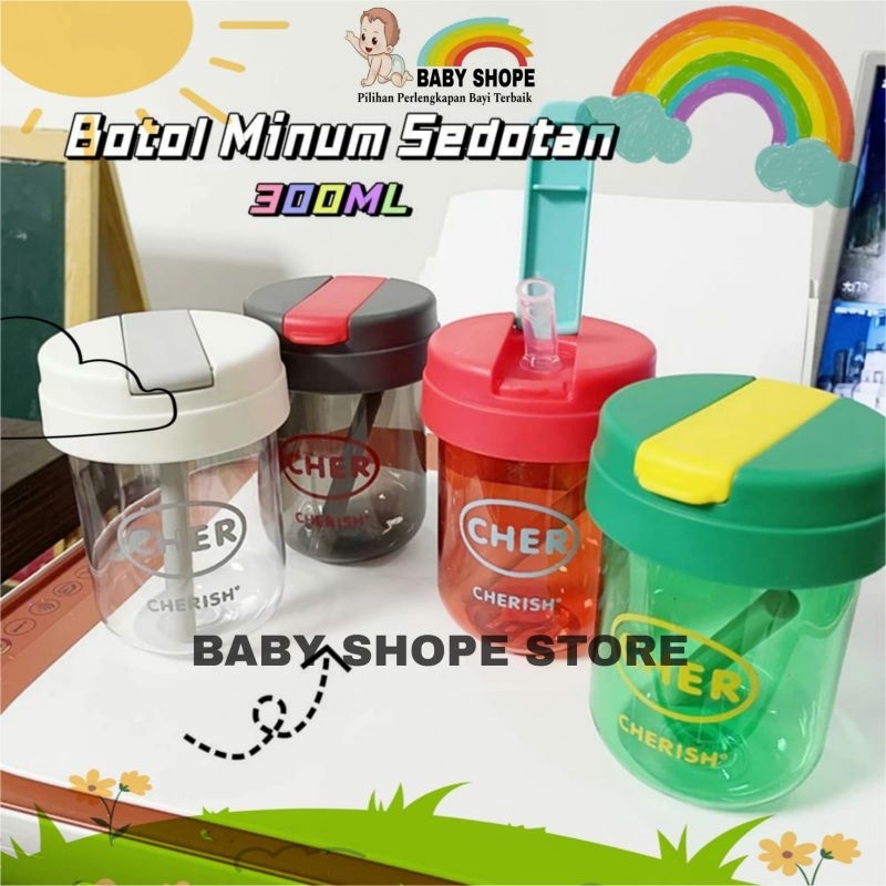 Jual Botol Minum Anak 300mL Anti Tumpah - Botol Minum Anak Sedotan ...
