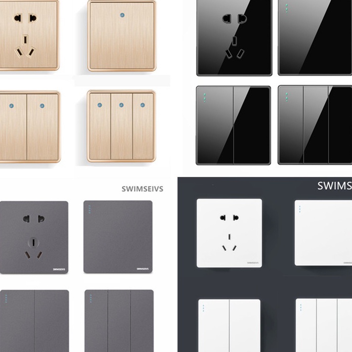 Jual Smart Living Smart Choices Saklar Sakelar Lampu Emas ...