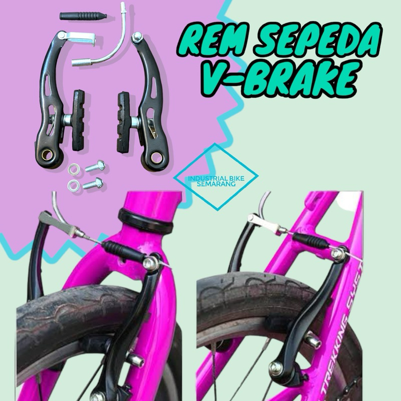 Jual Rem V-Brake Sepeda Japit Rem Sepeda Anak-Anak Sampai Dewasa ...