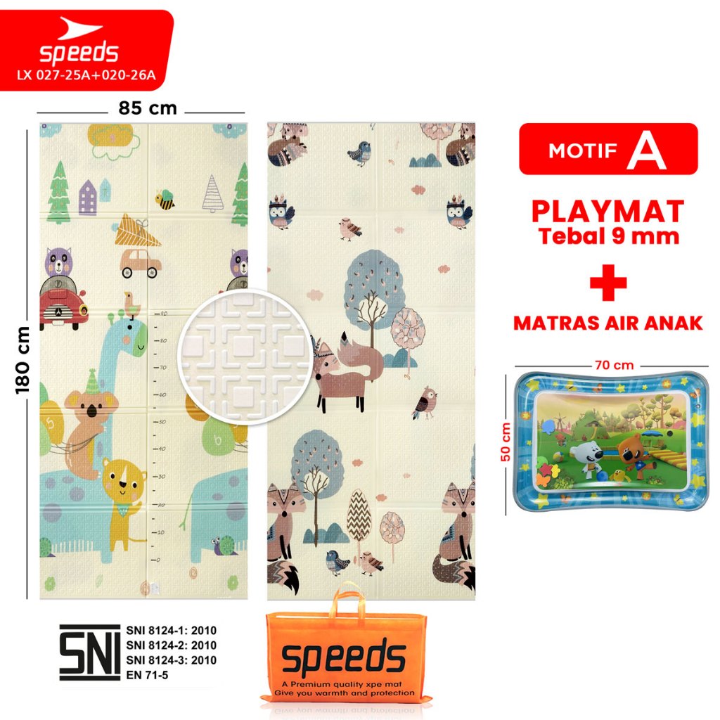 Jual SPEEDS Water Playmat Baby Water Play Matras Air Bayi Mainan Air ...