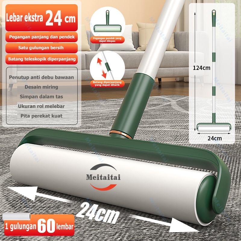 Jual Sticky Pet Roller Bulu Kucing / Sticky Lint Roll hair pet ...