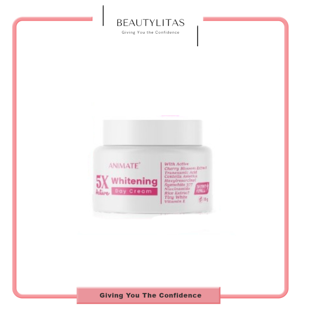 Jual [NEW PACKAGING] ANIMATE 5x Active Whitening Day Cream 10 gr ...