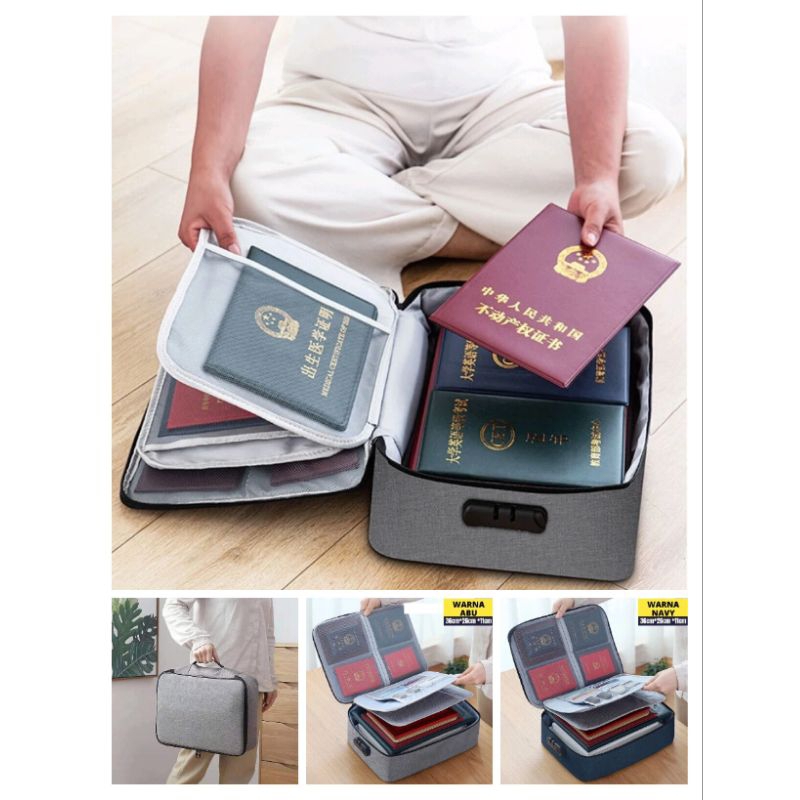 Jual Tas Dokumen Penting/Koper Dokumen/ Tas Dokumen Waterproof | Shopee ...