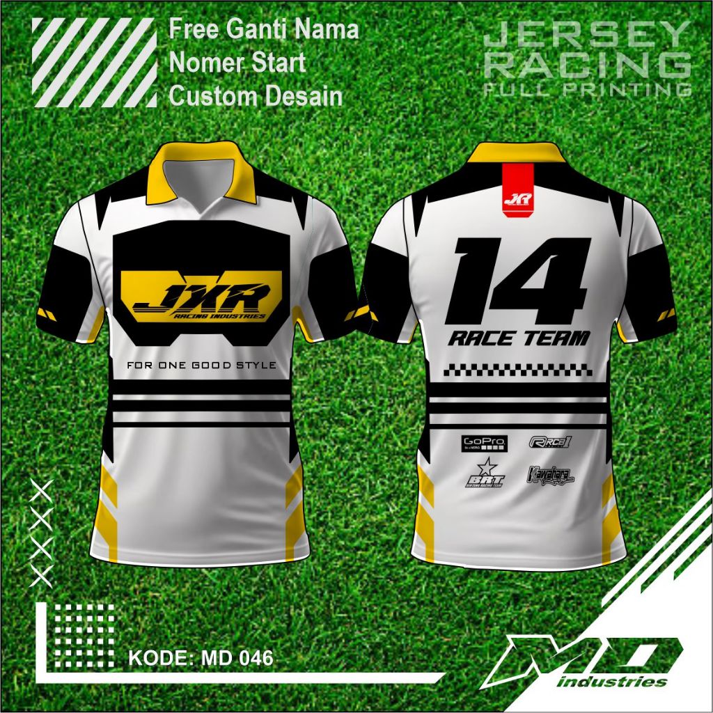 Jual Jersey Balap Desain Keren - Baju Balap Racing Printing - Minimalis ...