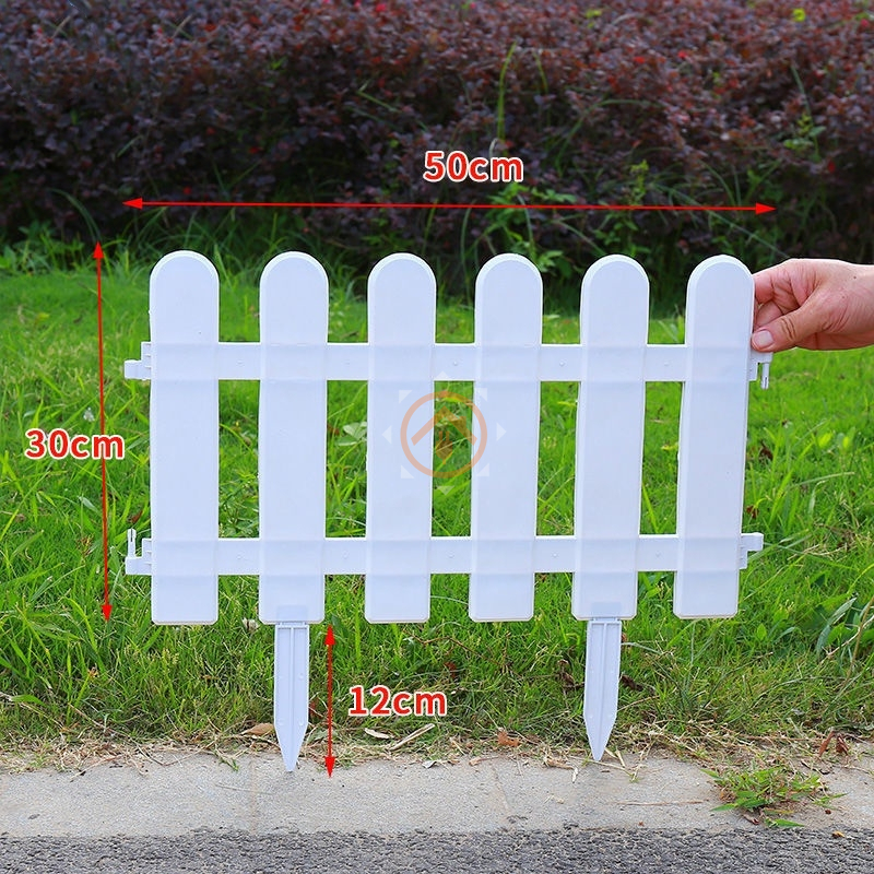 Jual Pagar kebun / Pagar plastik / Pagar Plastik PVC Putih Pagar Jalan ...