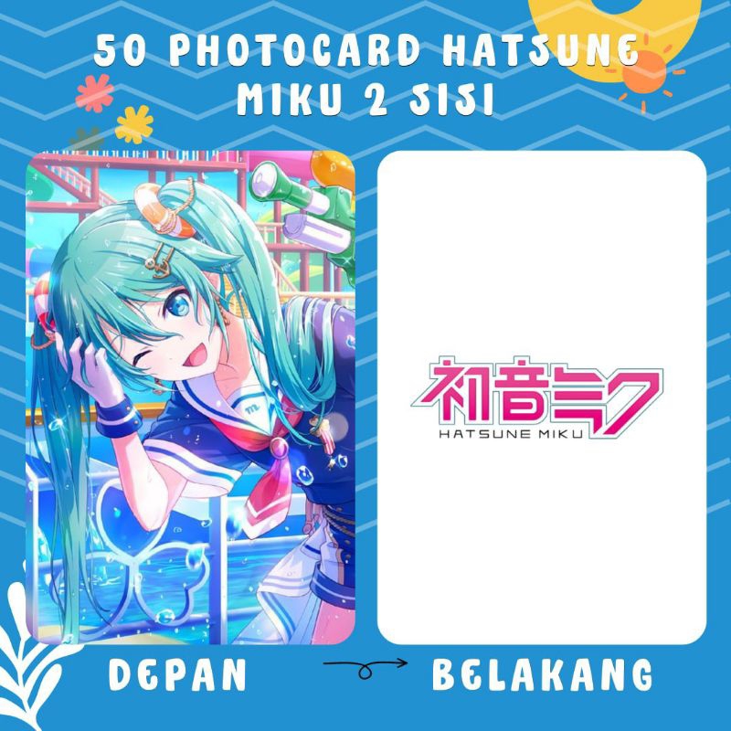Jual [50 PCS] PHOTOCARD HATSUNE MIKU PROJECT SEKAI | VIRTUAL SINGER ...