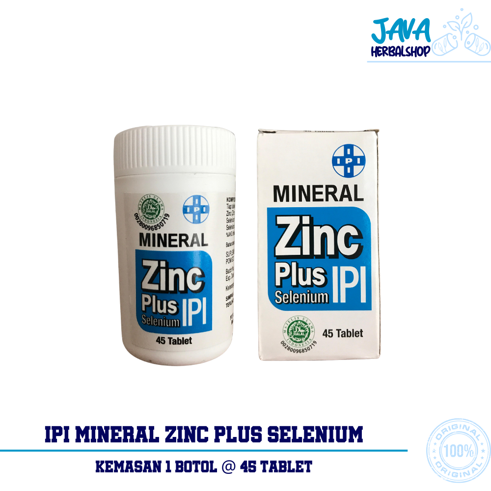 Jual IPI MINERAL ZINC PLUS ISI 45 TABLET | Shopee Indonesia