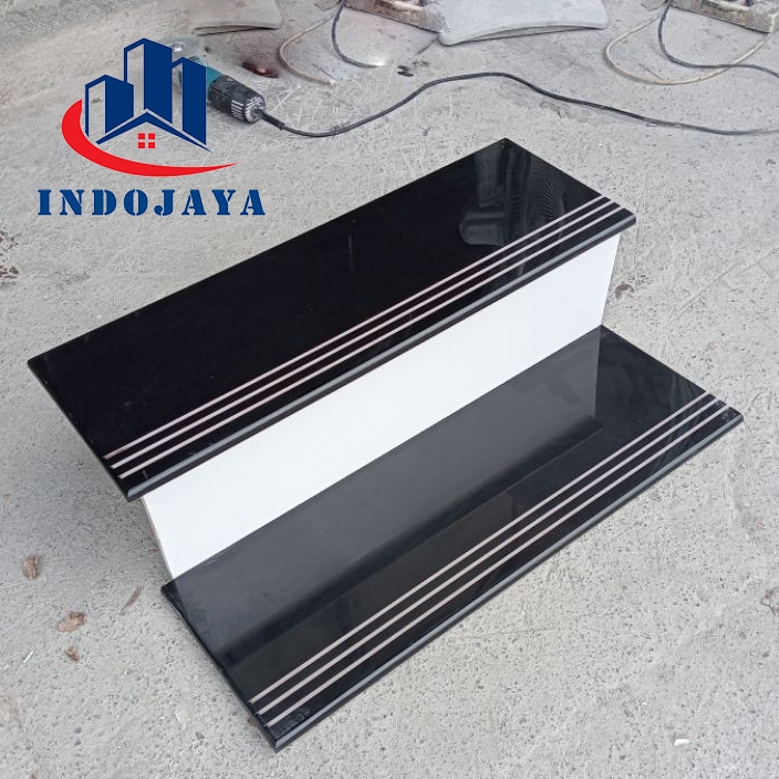 Jual granit tangga 30x80 30x90 30x100 30x120 double bavel keramik ...