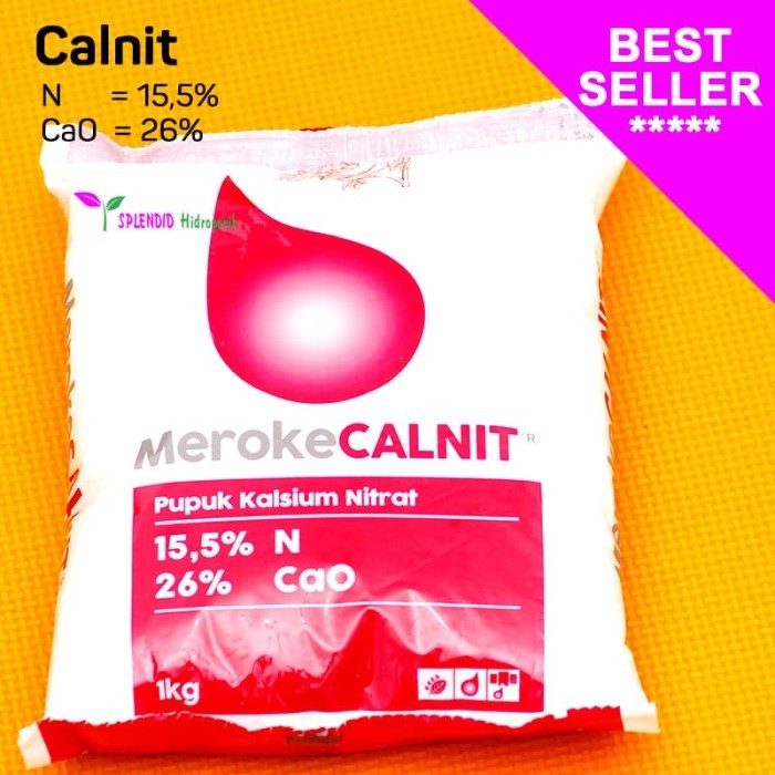 Jual Pupuk Meroke Calcinit (Soluble - Greenhouse Grade) 1kg | Shopee ...