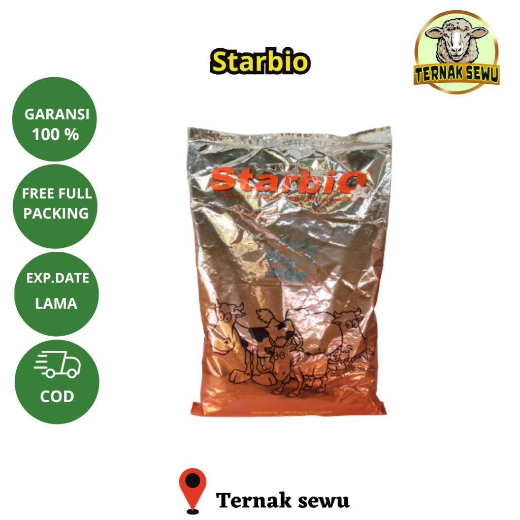 Jual STARBIO PROBIOTIK UNTUK TERNAK RUMINANSIA SAPI KAMBING DOMBA ...