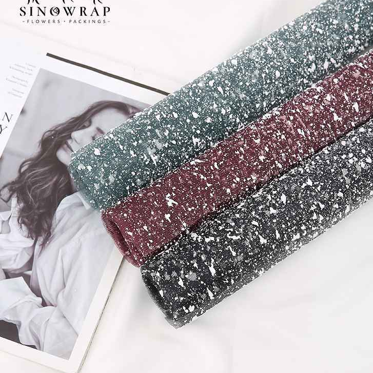 Jual Flower Wrapping Jaring Mesh Snow Tile Sparkling Net 50 cm - Korean ...