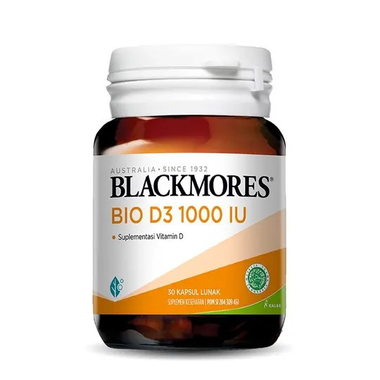 Jual BLACKMORES VITAMIN BIO D3 1000 IU VITAMIN TULANG isi 30 exp 08 ...