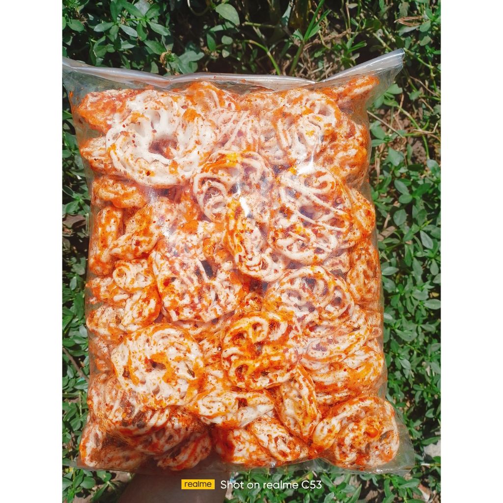 Jual Kerupuk pedo seblak rafael seblak pedo pedas viral daun jeruk 1kg ...