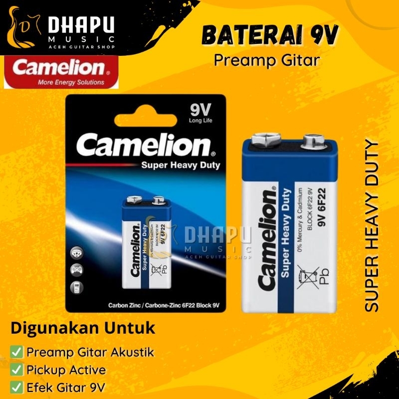 Jual Baterai Preamp Gitar Akustik Gitar Elektrik Dan Bass Batre Baterai ...