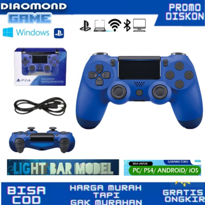 Jual Stik Stick PS4 DS4 LightBar + Free Kabel Charger + Dus Stik ...