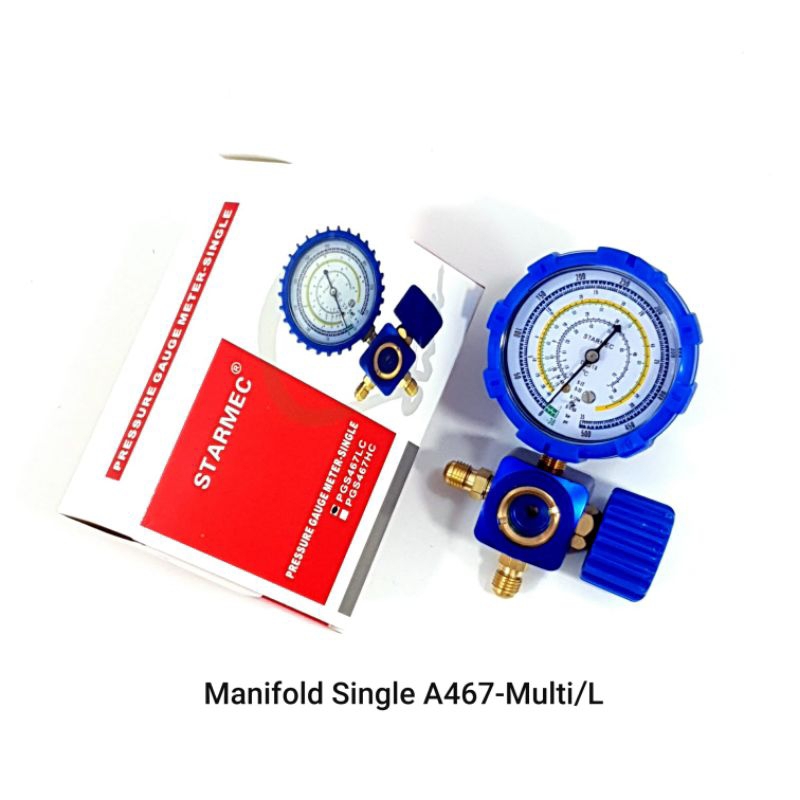 Jual MANIFOLD AC SINGLE SIGN GLASS GAGANG PLASTIK 550 PSI | Shopee ...