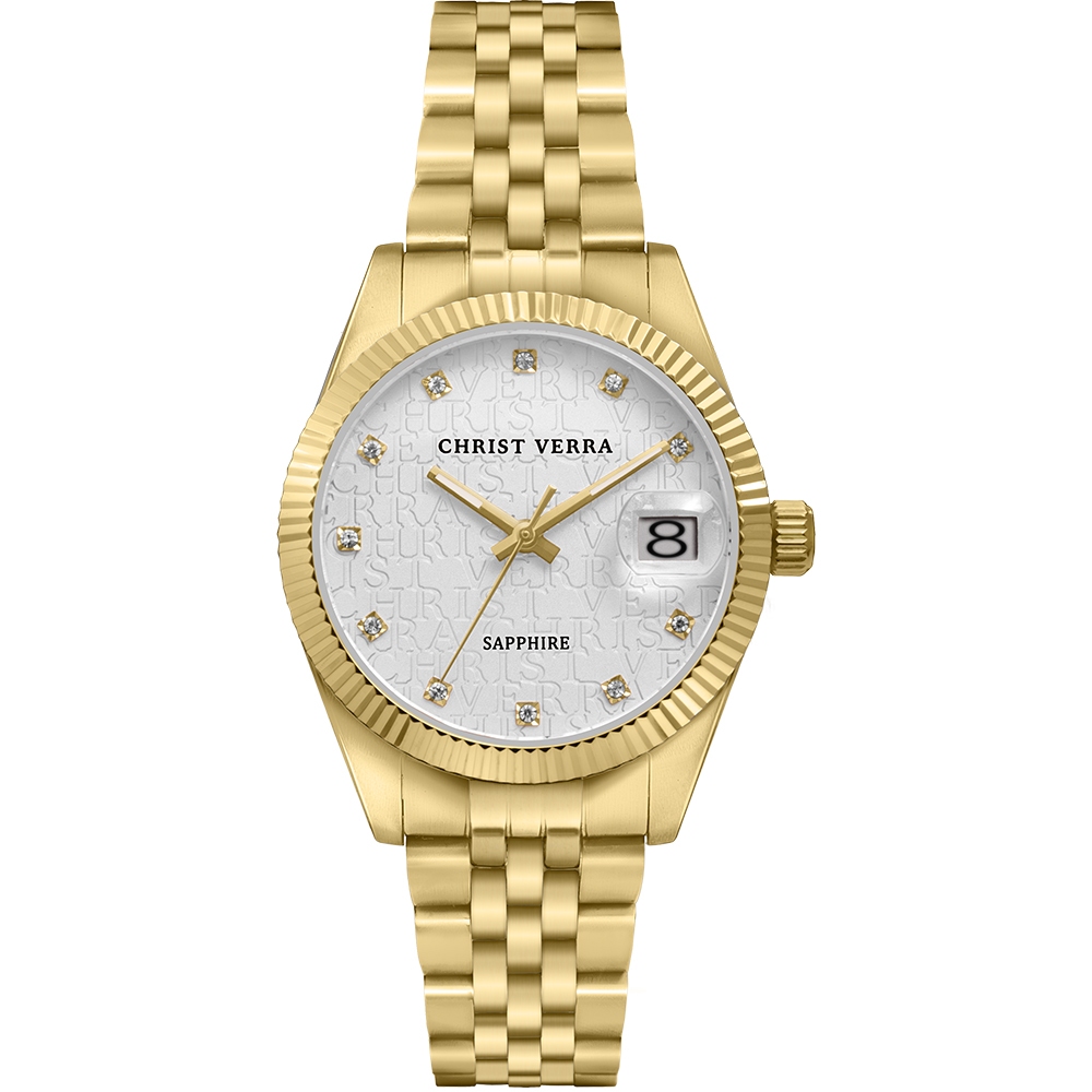 Jual Christ Verra Casual Women's Watches CV 10742L-12 WHT | Shopee ...