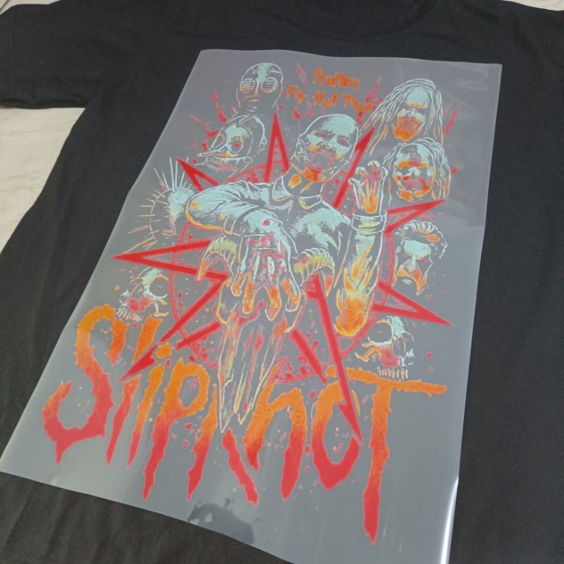 Jual SABLON DTF BAND SLIPKNOT SABLON RASTER DTF | Shopee Indonesia