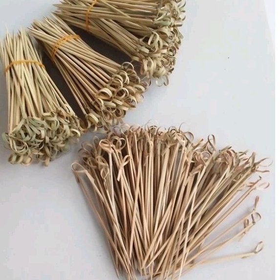 Jual TUSUKAN BAMBU/COKTAIL/TUSUKAN SIMPUL TUSUKAN PENGHIAS PANJANG 12 ...