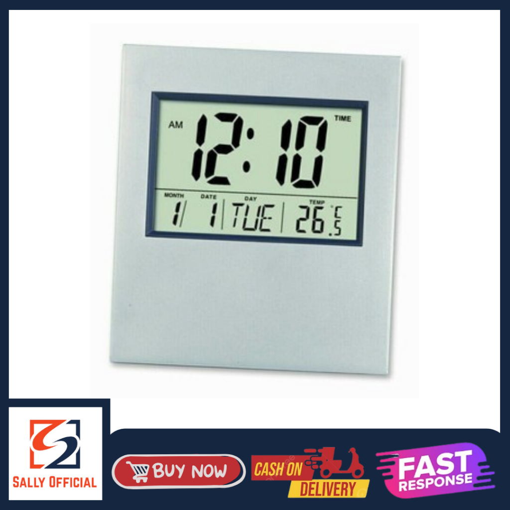 Jual Jam Digital Meja/Dinding LCD Clock / Jam Digital 2803 Fitur ...