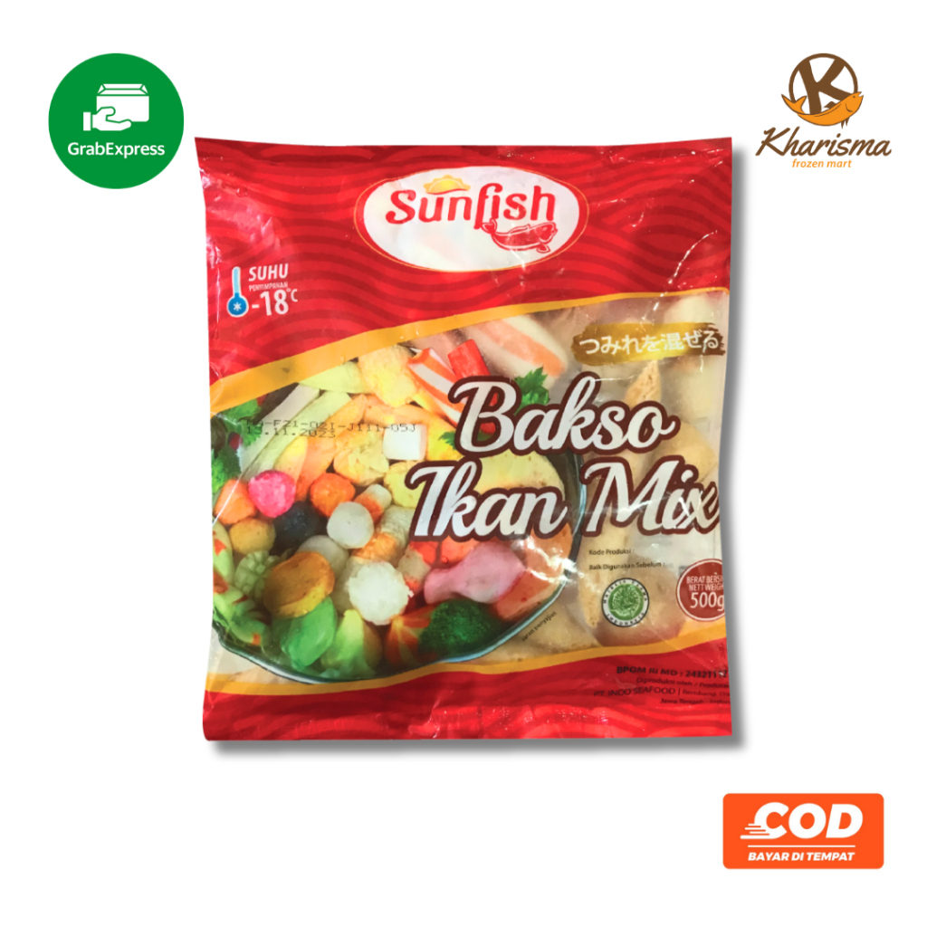 Jual Sunfish Bakso Ikan Seafood Frozen Mix 500g | Shopee Indonesia