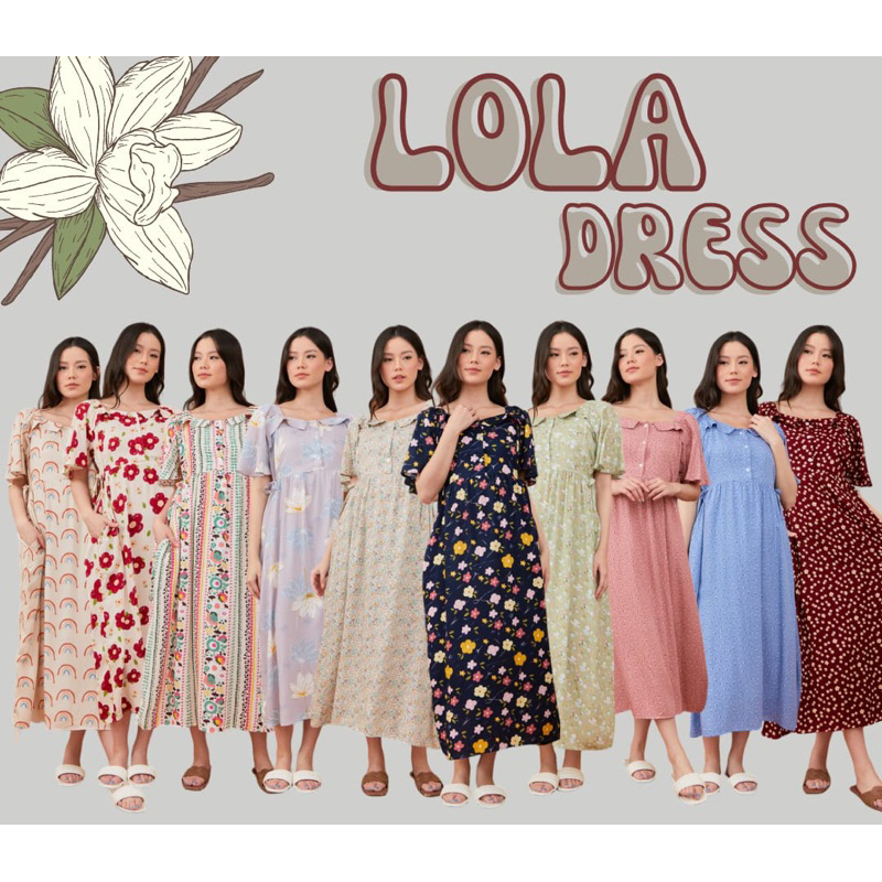 Jual Daster Cantik , Lola Dress Busui Friendly All size fit to XL Ld ...