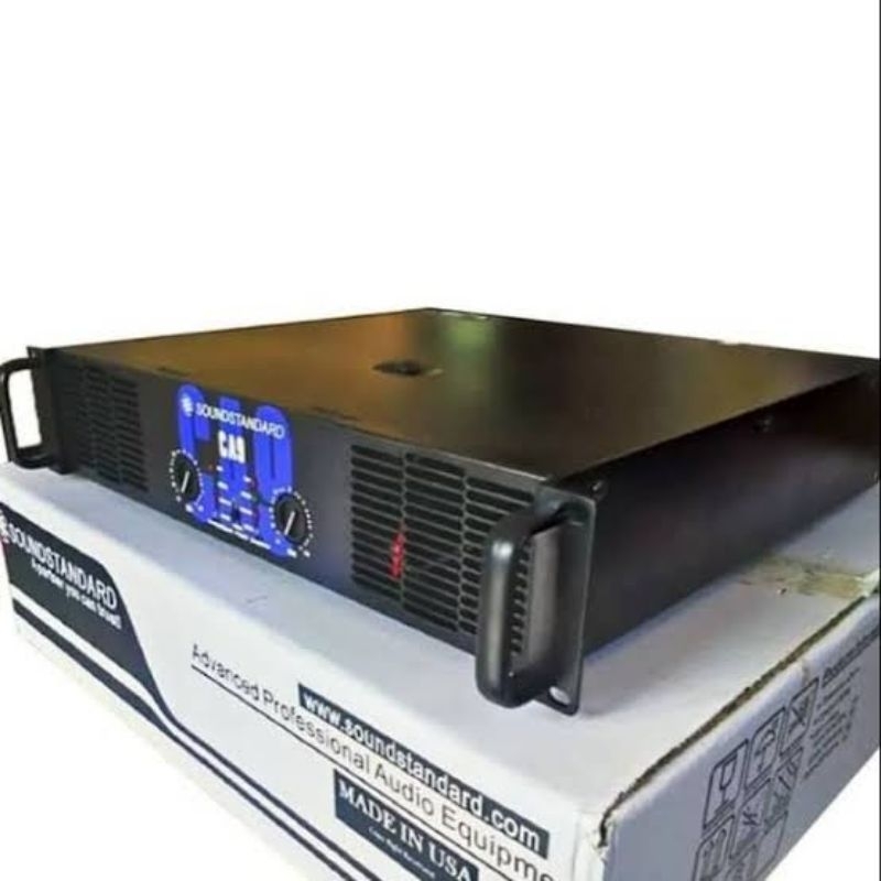 Jual POWER AMPLIFIER SOUNDSTANDARD CA9 BODY PANJANG STEREO CA 9 ...