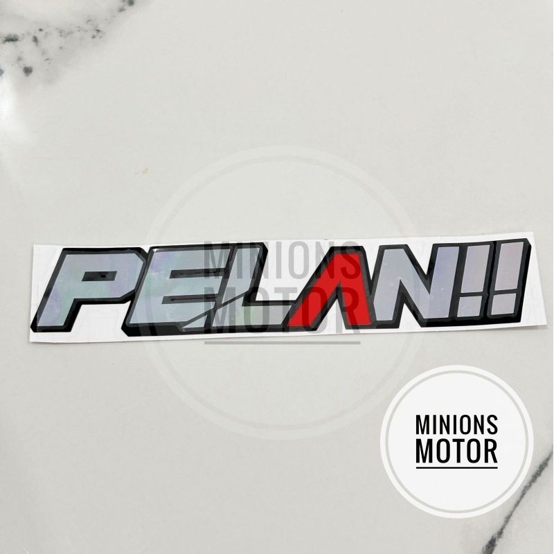 Jual Sticker PELAN motor | Shopee Indonesia