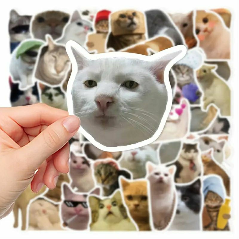 Jual 15 Pcs Stiker Meme Kucing | Stiker pak meme kucing | Stiker Kucing ...