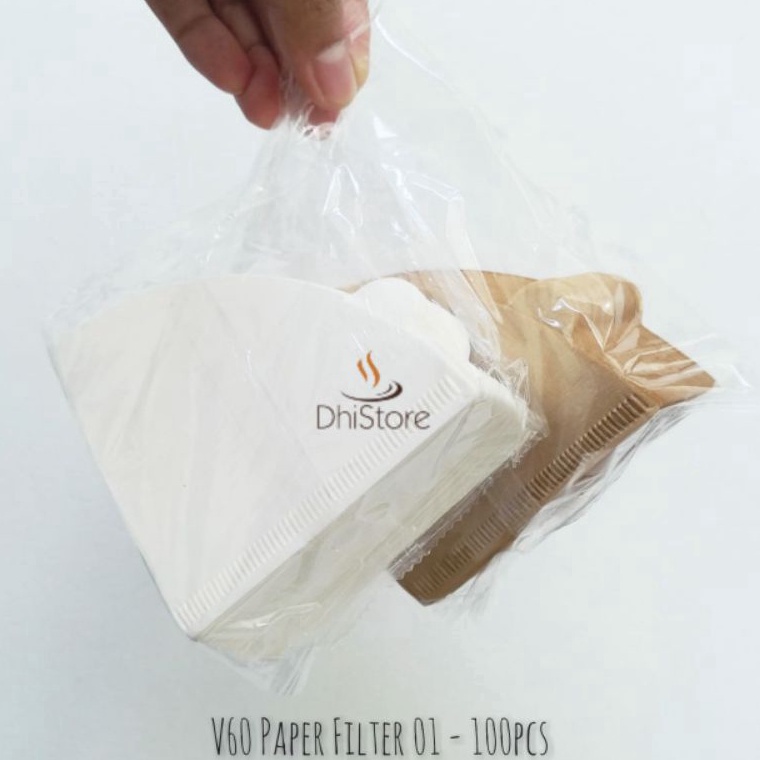 Jual Berkualitas V6 Coffee Filter Paper Kertas Kopi V6 Cone Shaped ...
