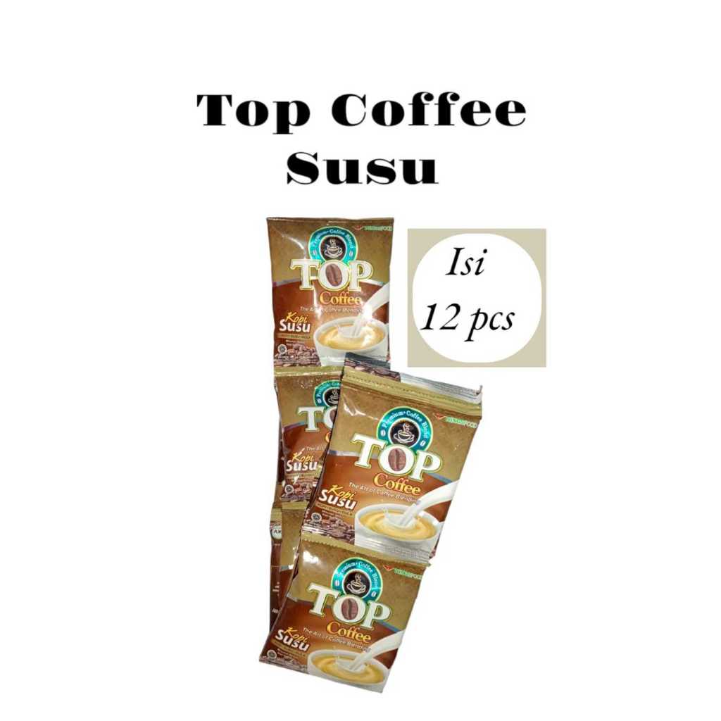 Jual Top Coffee Susu [kopi+susu+gula] Kopi Susu 12 sachet x 31 gr ...