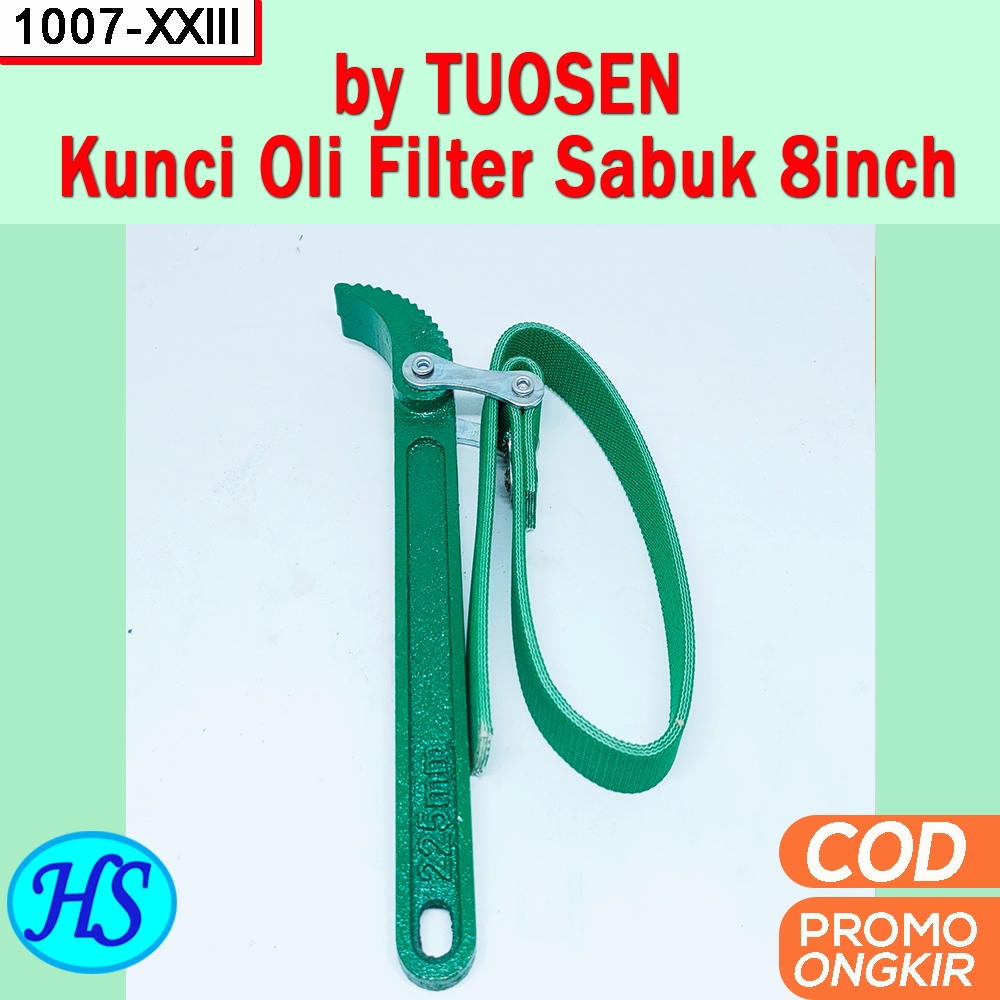 Jual Kunci Oli FIlter Model Sabuk 8 inch merk TUOSEN - Kunci Saringan ...