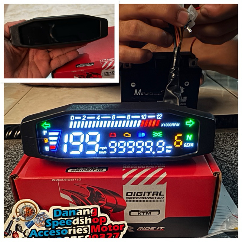 Jual Speedo Meter Digital KTM Merk Ride It Terbaru universal semua ...