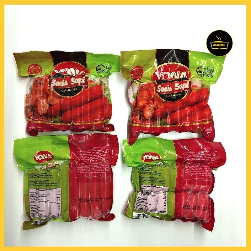 Jual Yona Sosis Merah 450gr Cocktail dan Reguler | Shopee Indonesia