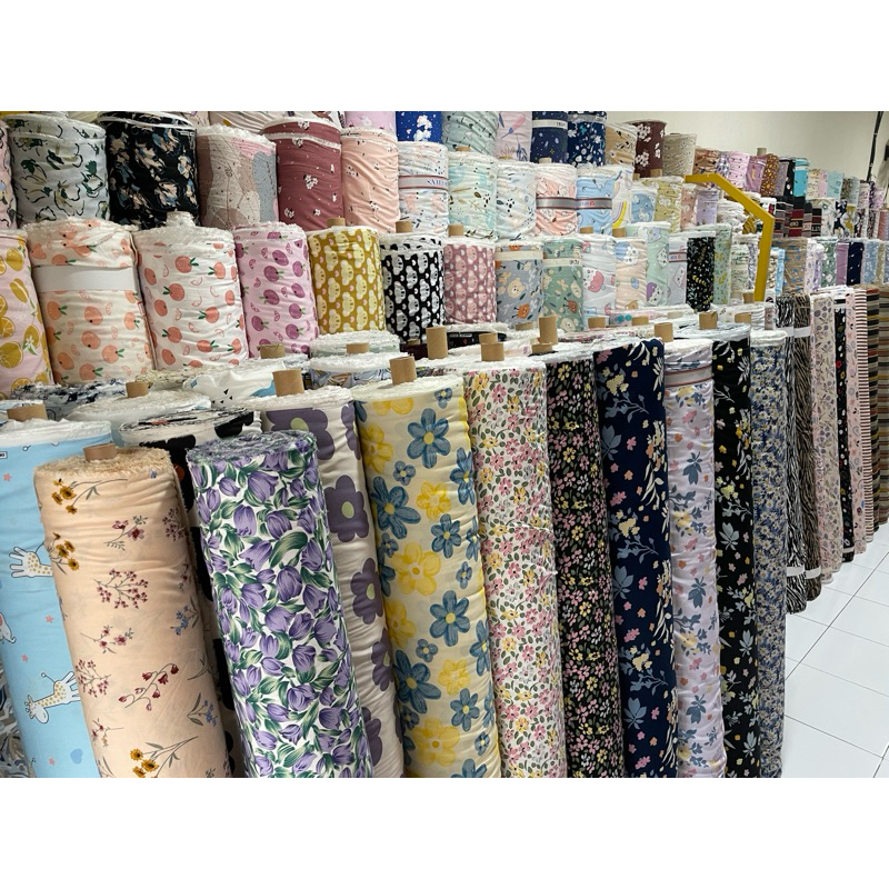 Jual KAIN RAYON PREMIUM HARGA TERTERA 0,5meter | Shopee Indonesia